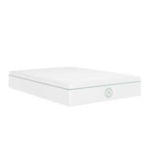 Martha Stewart SleepComplete Full Mattress in a Box, Medium-Firm Triple-Action Cooling Gel Memory Foam Mattress, Removable Coolweave Jacquard Cover, 12", White