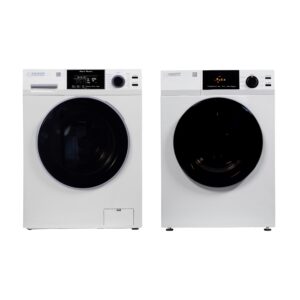 equator deluxe laundry set digital washer 1.9cf 110v+ vented dryer 4cf 110v (side by side)