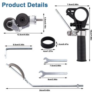 Electric Metal Nibbler Drill Attachment - Upgraded Drill Shears for Cutting Flat Metal Sheets, Drill Plate Cutter Attachment for Iron, Steel Sheets, Aluminum, and Copper