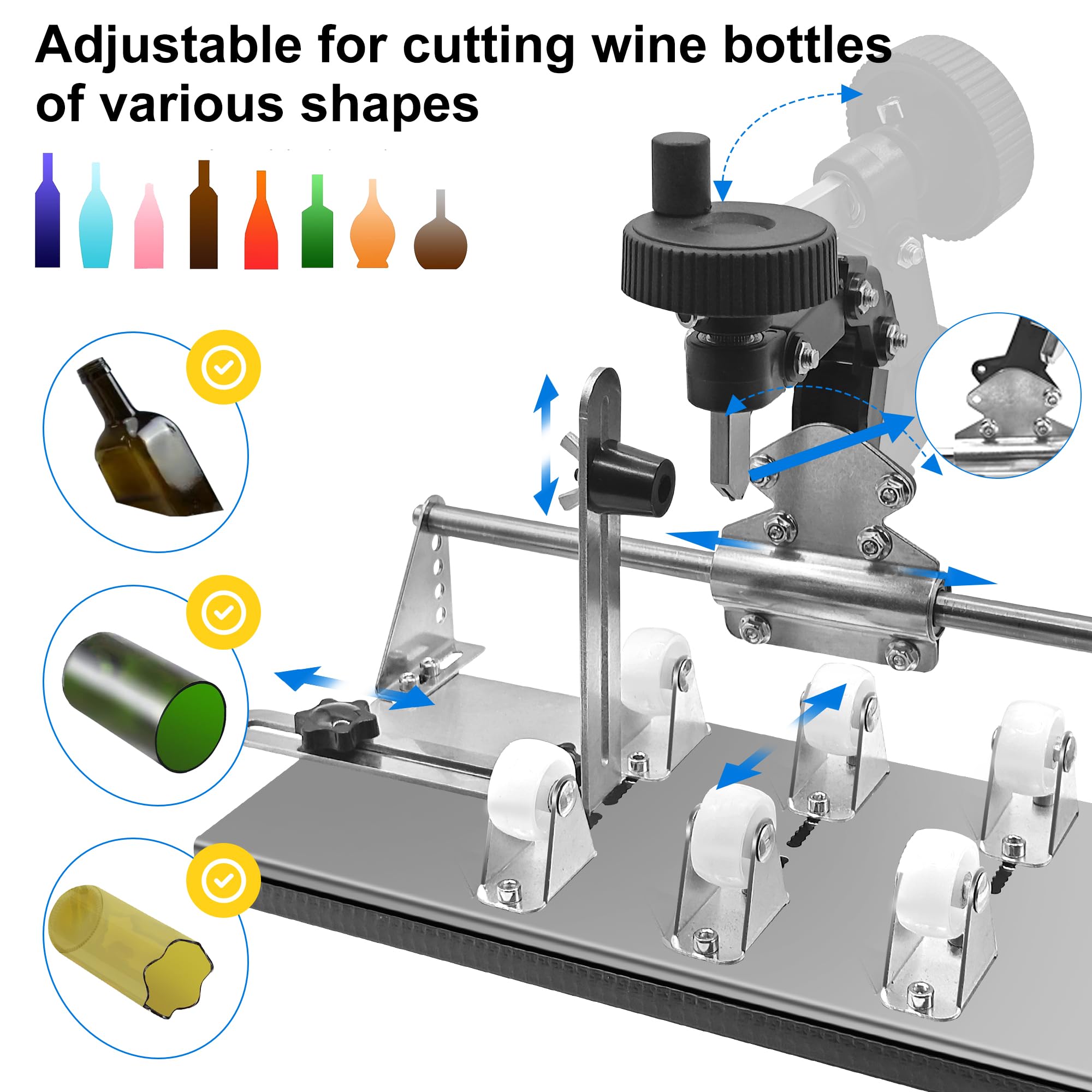 Smasener [Upgraded]Bottle DIY Craft Kit (GlassCutting)