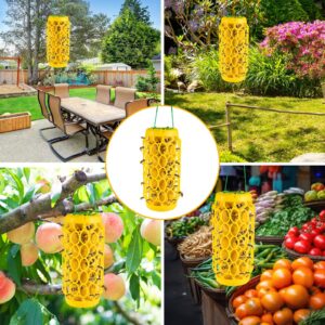 Jahy2Tech 2 Pcs Wasp Trap,Carpenter Bee Trap,Wasp Traps Outdoor Hanging,Yellow Jacket Trap Wasp Killer Insect Catcher, Reusable Wasp Deterrent Outdoor Sticky Bug Board Bee Traps Catcher Wasp Repellent