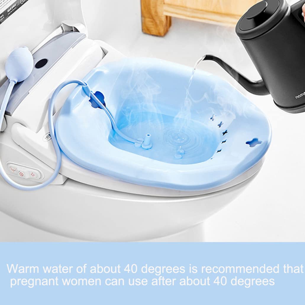 Portable Bidet for Toilet Bidet Bowl Toilet Seat Bidet Basin for Personal Washing Blue Bidets