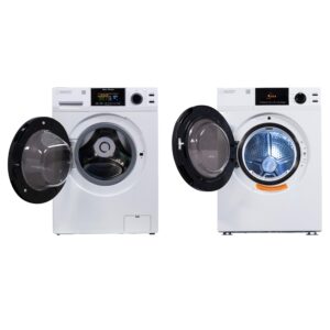 Equator Deluxe Laundry Set Washer 1.9cf 110V +Vented Dryer 220V (Side by Side)