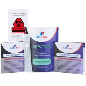 STD Hero at-Home HPV Test - Easy & Convenient Human Papillomavirus Test