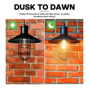 Eastiya Dusk to Dawn Outdoor LED Light Bulb, 5W Equivalent 40W, Candelabra B11 Light Bulb, 2700K Soft White, Edison LED Bulbs E12 Base, Lighting Sensor, Auto On/Off for Porch Patio Garage, 6 Pack