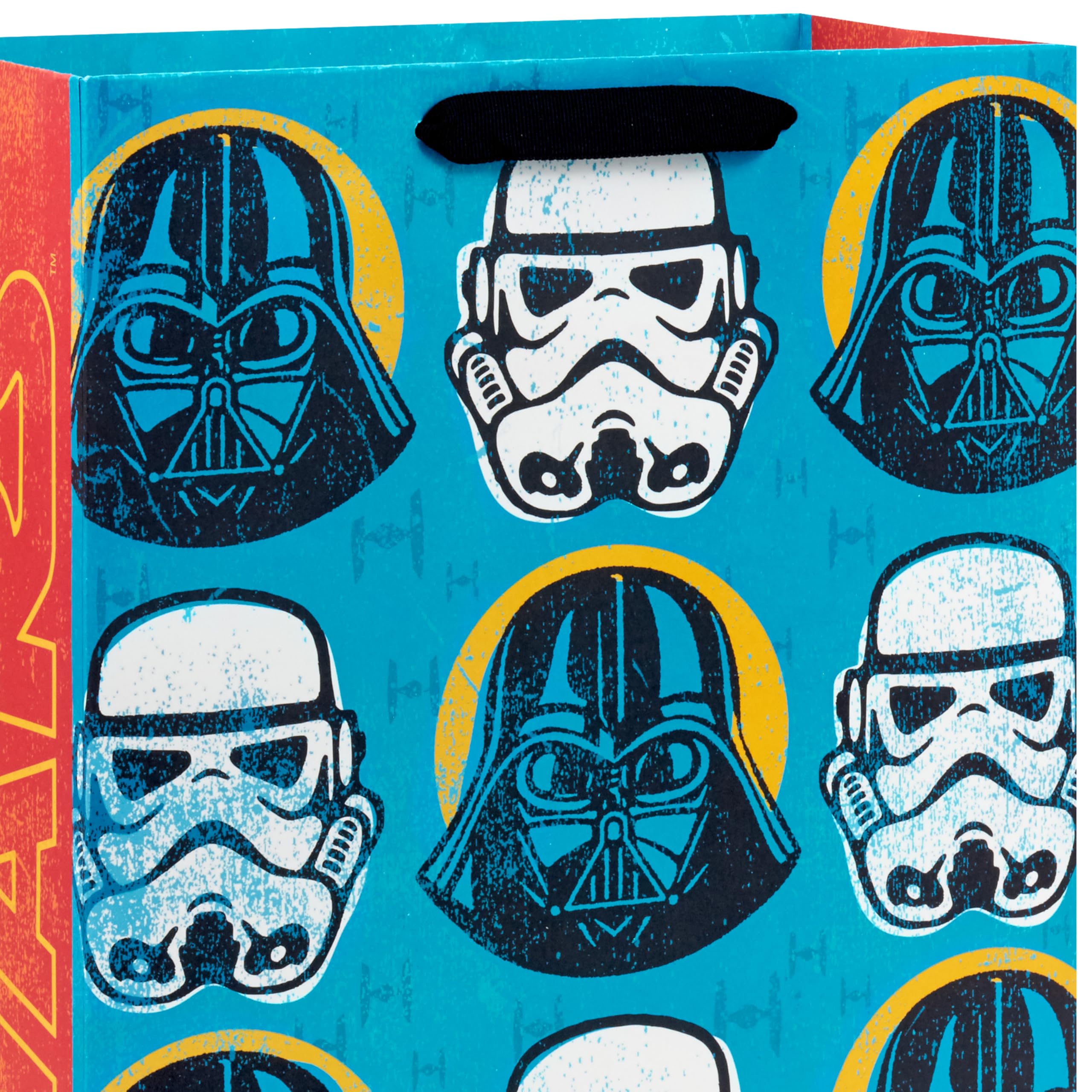 Hallmark Star Wars 13" Large Gift Bags (3 Bags: Darth Vadar and Storm Troopers) for Birthdays, Christmas, Holidays