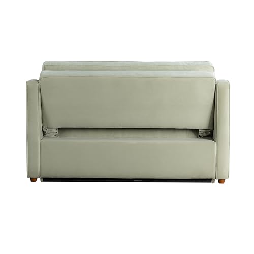 Serta Santa Cruz Convertible Loveseat, Sage