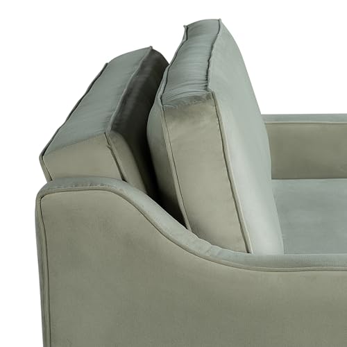 Serta Santa Cruz Convertible Loveseat, Sage