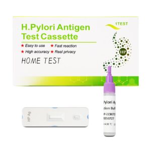 helicobacter pylori stool test kits, h. pylori，h. pylori stool (antigen)10-15 minutes of quick home testing, the result is highly accurate, easy to read and use