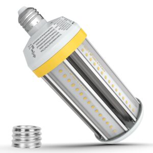 snyloe 38w led corn light bulb, 5000lm 5000k daylight, e26/e39 base, super bright, equivalent to 500w hps, suitable for outdoor, indoor, garage, factory, yard, yt-5002