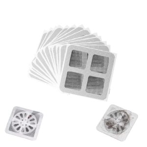 ycsssd disposable floor drain sticker drain mesh strainer multifunctional bathroom sewer stickers kitchen sink bathtubs shower floor drain cover protector hair filter blocking net (30 pcs)