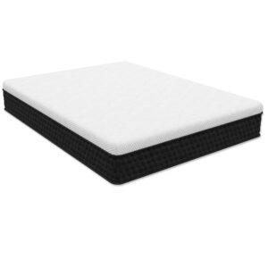 nicbex twin xl size mattress,12 inch gel memory foam mattress for a cool sleep,fiberglass free,medium feel mattresses with certipur-us certified,bed in a box,pressure relief,back pain relief,white