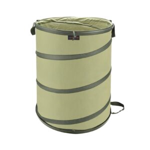 yudi & garden hard bottom 45 gallon-collapsible garden bag,collapsible trash can,pop up trash can for camping,pop up garbage can,pop up leaf barrel,reusable yard waste bags for patio,leaf,lawn,camp