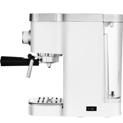 VEVOR Espresso Coffee Machine, 15Bar Semi-Automatic Espresso Maker with Milk Frother Steam Wand, Professional Cappuccino Latte Machine with High-Power Boiler & Removable Water Tank, NTC Control System