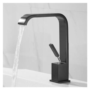 itonc black brass basin faucets bathroom sink faucet single handle single hole toilet bath mixer water tap with 2 hoses,kitchen faucets