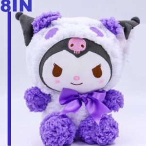 Kawaii Plush Doll 8''/20cm, Lovely Cartoon Kitty Cross-Dressing Stuffed Toy, Soft Anime Plush Pillow Doll, Cute Birthday Party Favors for Kids Children Girls Fans Collectibles Home Decor, Christmas