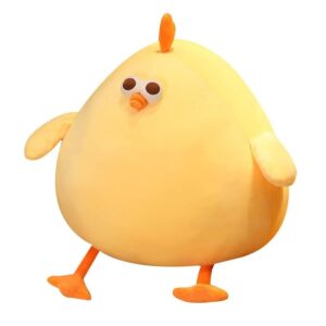 hgplvxj fat chicken plush toy, soft mother hen plush pillow chicken stuffed animal birthday for kids(9inch)