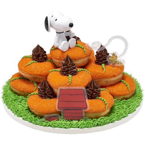 DecoSet® Peanuts® Snoopy® and Woodstock® Cake Topper, 3-Piece Cake Decoration | For Birthday, Parties, Celebration