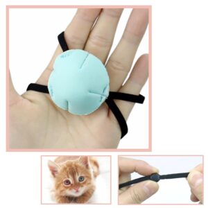 vomvomp 3 Pack Cat Eye Patch for Cats Missing Eyes Single Eyepatch Protective Eye Cover for Small Dogs Cats Eye Injuries After Surgery Wounds Dogs Missing Eye Shield Small Pets Patches