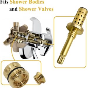 Alsoyixia TA-10 Flow Control Spindle and TA-4 Hot and Cold Seat, for Temptrol Shower Valves