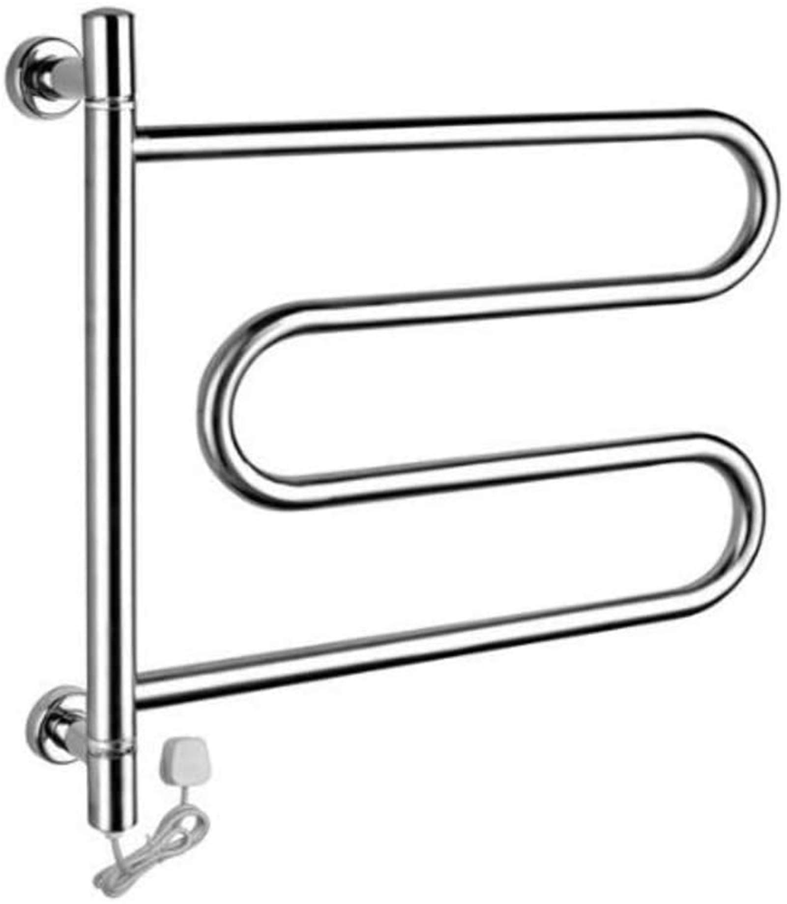 Towel Warmer,Electric Towel Rack Rotatable Wall-Mounted Towel Dryer Suitable for Bathroom Kitchen Hotel Bathroom Accessories,Bath Towel Dryer