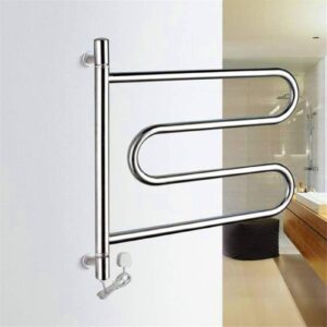 Towel Warmer,Electric Towel Rack Rotatable Wall-Mounted Towel Dryer Suitable for Bathroom Kitchen Hotel Bathroom Accessories,Bath Towel Dryer