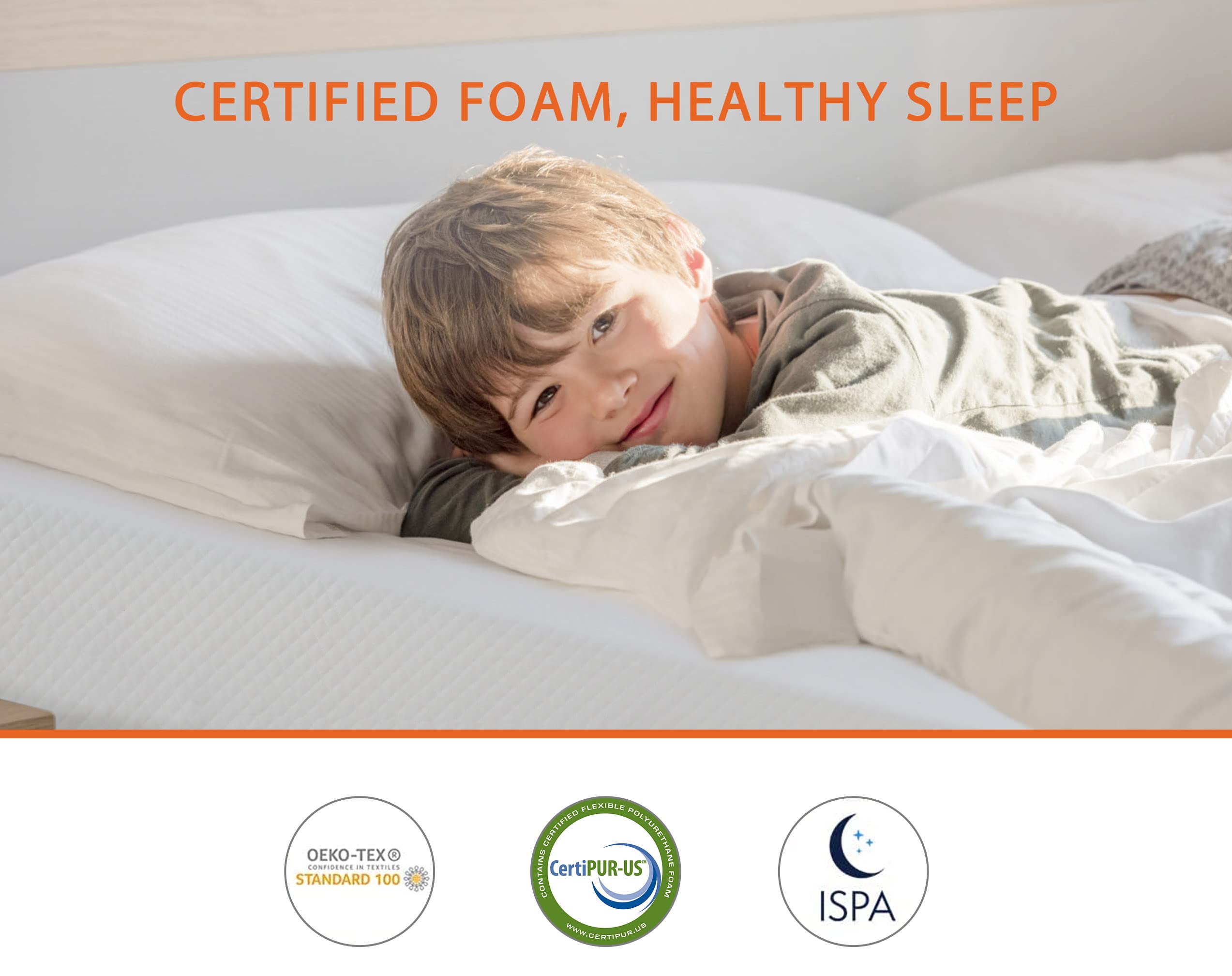 Full Size Mattress, Medium Firm Full Mattress 5/6/8/10/12/14 In Mattress for Pressure Relief & Cooler Sleep, Certipur-Us Certified Full Size Mattress in a Box Memory Foam Mattress (Full, 12 In)