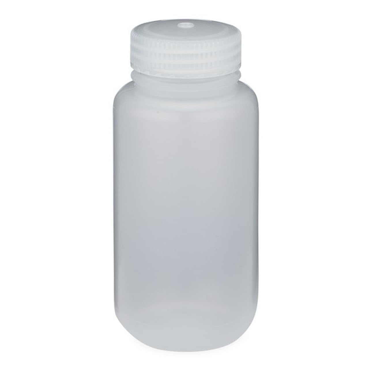 Lab Genome, HDPE, Wide-Mouth Lab Quality Bottles, Leakproof, 1000mL, PP Screw Cap, Pack of 4