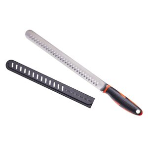 ac barbeque carving knife with protective cover