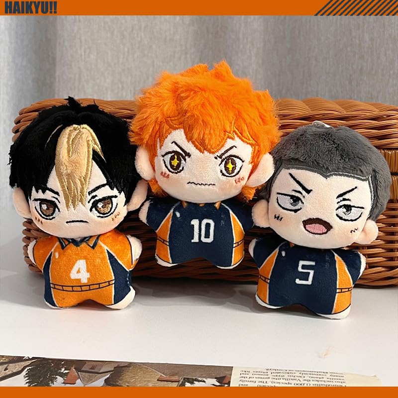 Shoyo/Tobio Kageyama Plush Anime Stuffed Figure Cute Cartoon Character Throw Pillow Bag Pendant Home Sofa Decoration 12cm/4.72"