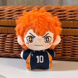 shoyo/tobio kageyama plush anime stuffed figure cute cartoon character throw pillow bag pendant home sofa decoration 12cm/4.72"