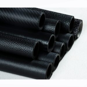 Black Faux Leather Sheets for Crafts, 10PCS/Set 8.3" x 12"(21cm x 30cm) A4 Synthetic Leather Fabric Sheets for Leather Earrings Bows Making PU Glitter Fabric Leather for DIY Projects(All Black)