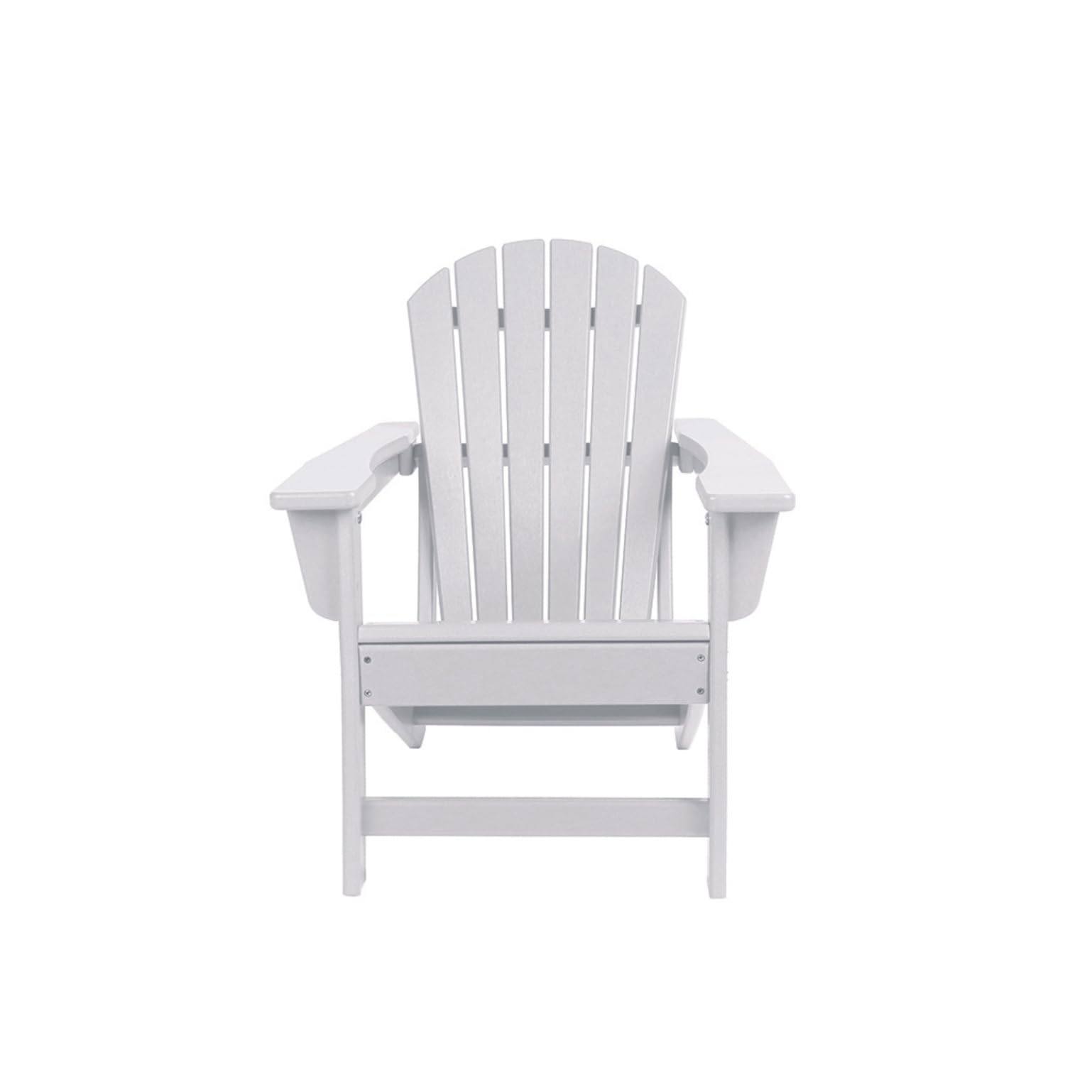 NewTechWood Child Adirondack Patio Chair Weather Resistant, Easy Installation, Widely Used in Outdoor, Fire Pit, Deck, Lawn, Outside, Garden Chairs (Ivory)