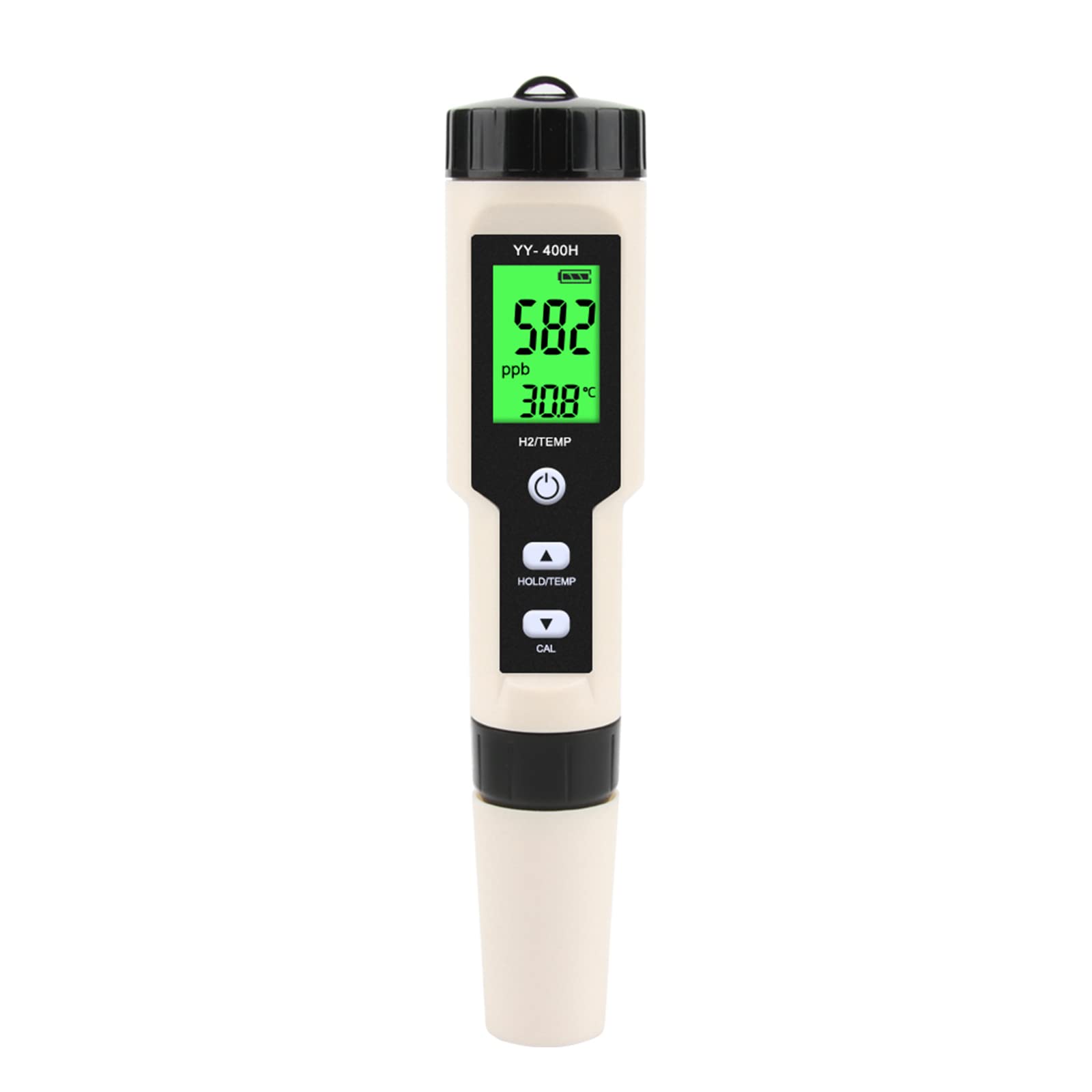 HUIFACAI Digital Hydrogen Meter Water Quality Tester with ATC Accuracy Pen Type Meter Data Hold Function LCD Displays Water Quality Tester for Drinking Water Water Quality Tester Ppm