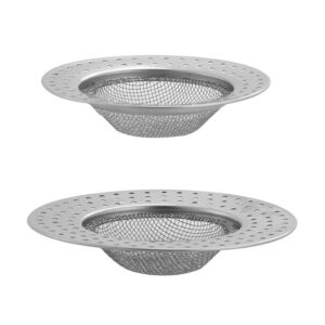 XANHOY Mesh Sink Filter Anti-Clogging Shower Hair Catcher Drain Cover Floor Drain Strainers For Bathroom Bathtub Kitchen Drain Mesh Screen Cover Bathroom Sink Strainer Small Filter Bath Tub