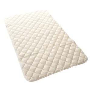 fuli mattress pad infused with restorative japanese onsen minerals for better sleep, rejuvenating anti-aging hormesis hot spring mattress topper, made in japan - twin size (37.4" x 72.8")