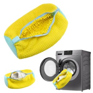 generic shoe laundry bag,shoe washing bag washing machine,sneaker laundry bag, laundry net,shoe washing bag machine bag,laundry bag padded for shoes washing machine (yellow,1pcs)