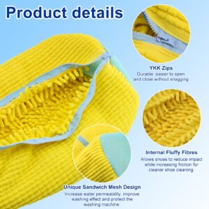 Generic Shoe Laundry Bag,Shoe Washing Bag Washing Machine,Sneaker Laundry Bag, Laundry Net,Shoe Washing Bag Machine Bag,Laundry Bag Padded For Shoes Washing Machine (Yellow,1PCS)