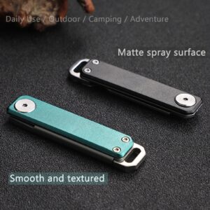 Box Cutter Safety Angled Blade,Foldable Mini Box Opener Tool,Heavy Duty Stainless Steel Pocket Knife for Daily, Adventure, Camping,with Gift Box Suitable as Gift for Friends and Children (Black)