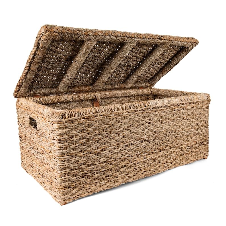 IRNVF Wicker Storage Trunk Rattan| Artisan Made | Rattan