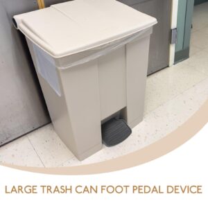 Cabilock Garbage Can Step Pedal Replacement Kitchen Trash Can Outdoor Garbage Bin Pedal Step On Wastebasket Pedal Plastic Foot Pedal Pad for Office Bedroom Bathroom