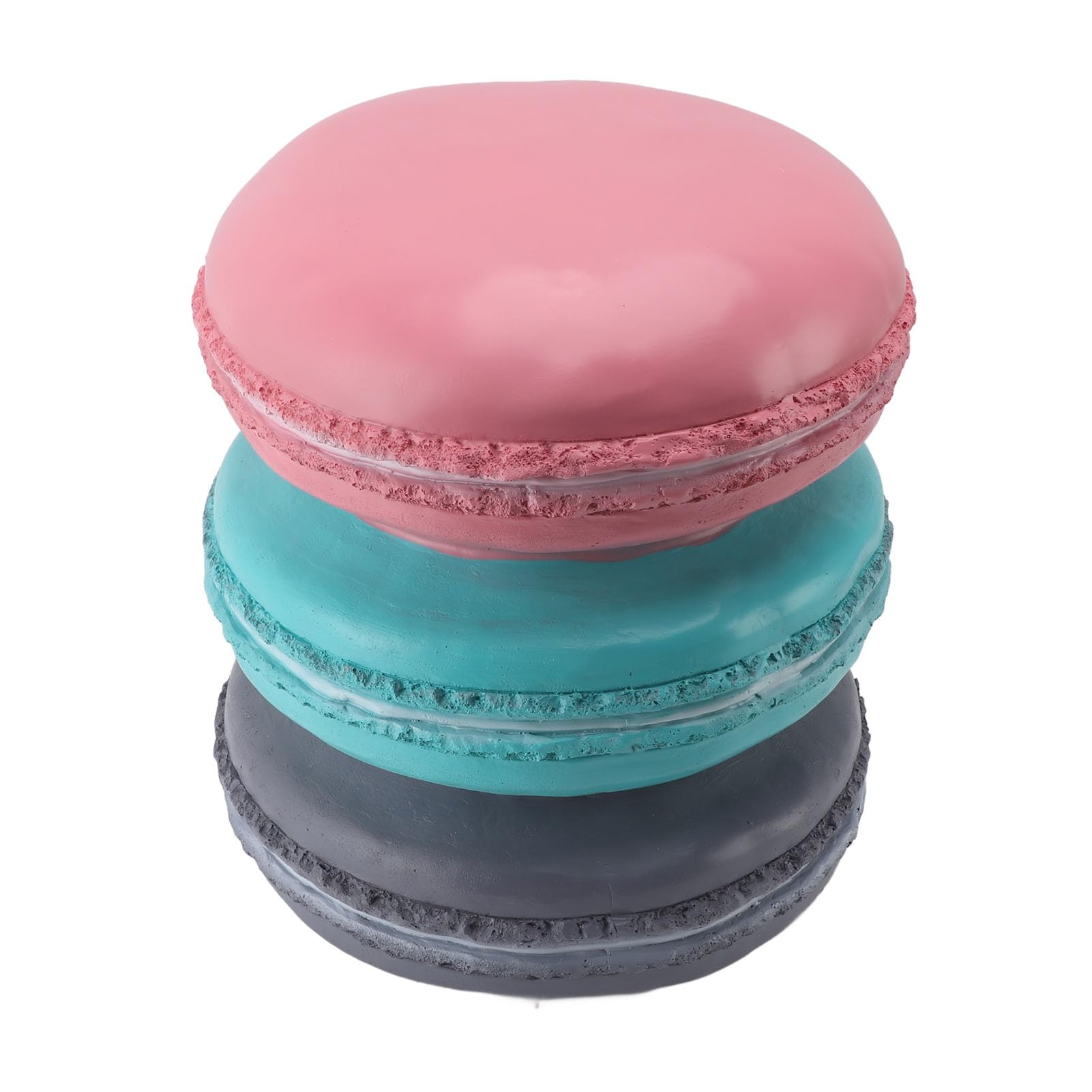 NOENNULL Shoe Change Cute Stool Fun Food Stool for Kids Foot Rest Stool for Living Room Bedroom Macaron Biscuits Shaped