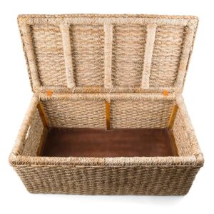 IRNVF Wicker Storage Trunk Rattan| Artisan Made | Rattan