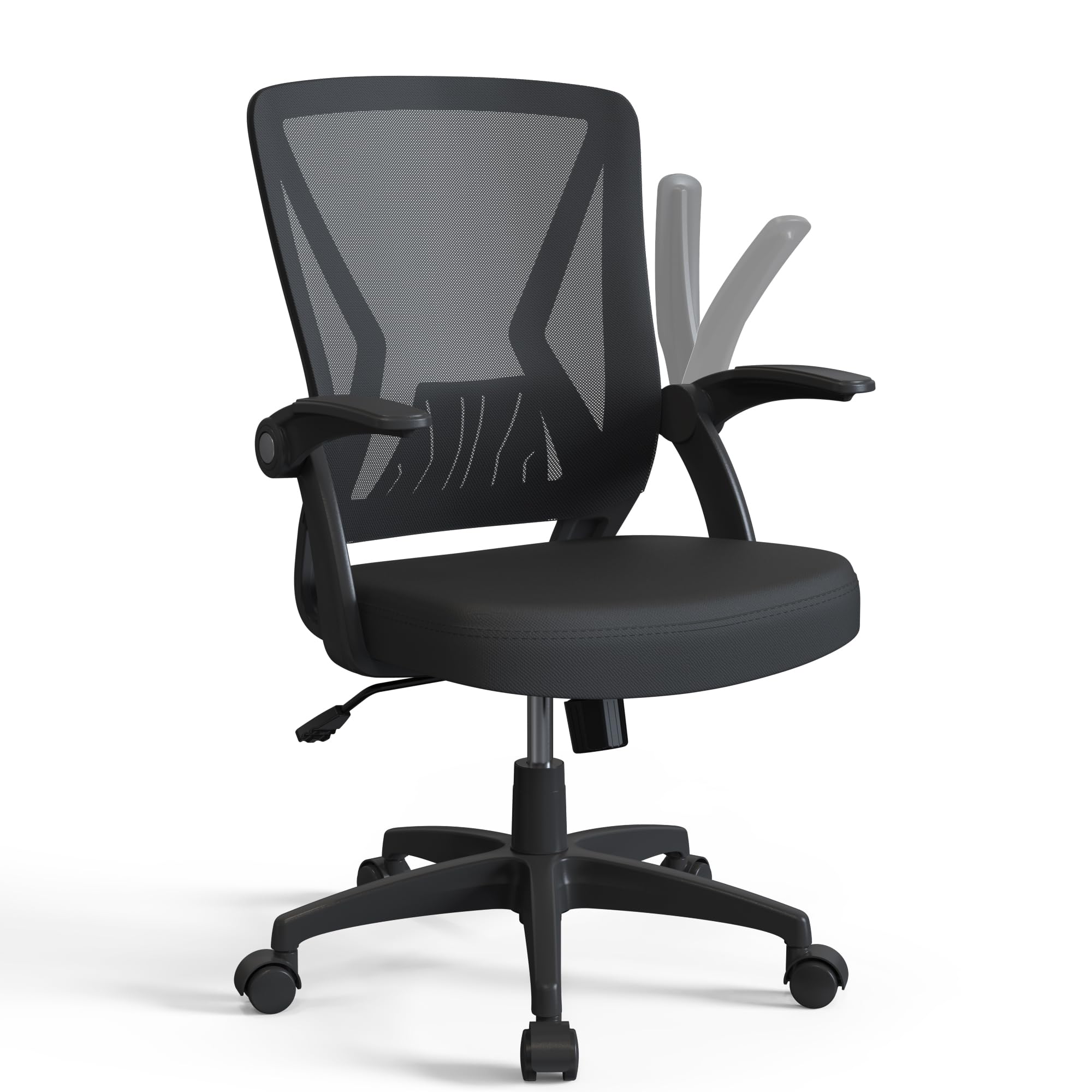 TTD TIANTIANDA Mesh Ergonomic Home Office Computer Desk Chair with Flip Up Armrests and Lumbar Support for Adult