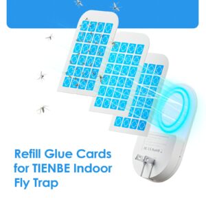 12 Pack Magnetism Glue Cards TIENBE Indoor Plug-in Fly Trap Refill Pack for TIENBE Indoor Fly Trap