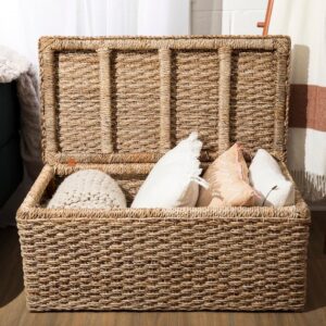 IRNVF Wicker Storage Trunk Rattan| Artisan Made | Rattan