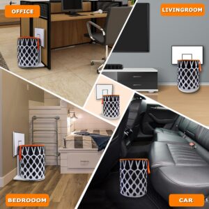 Trash Can Basketball Hoop, Collapsible Wastebasket Hoop, Basketball Trash Can for Home, Office, Kitchen, Room, Party, Gym, Outdoor