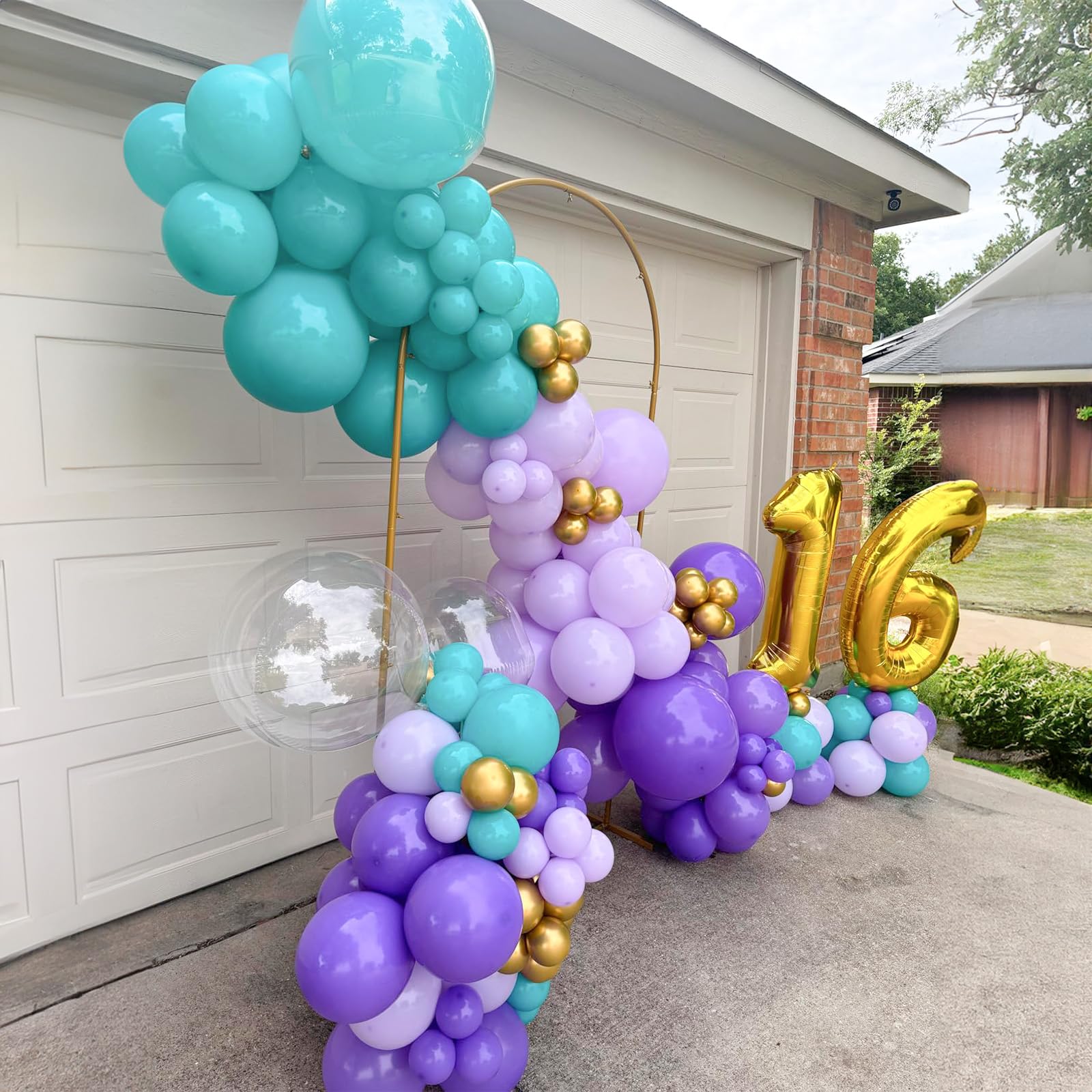 Peacock Blue Balloons Different Sizes, 123 Packs Mint Blue Balloons, Pack of 18 12 10 5 Inch Teal Blue Balloon Garland Arch Kit for Birthday Baby shower Dolphin Mermaid Theme Party Decoration