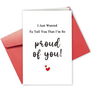 gevinna funny encouragement card, well done card, proud of you card, graduation card for friends family, congratulations card for him her, new job card, promotion card