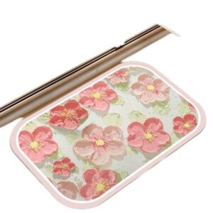 kitchen supplies,small accessories,cooking accessories 小清新花朵卫生间防滑垫厕所门口吸水地垫浴室可铺耐脏硅藻泥软垫